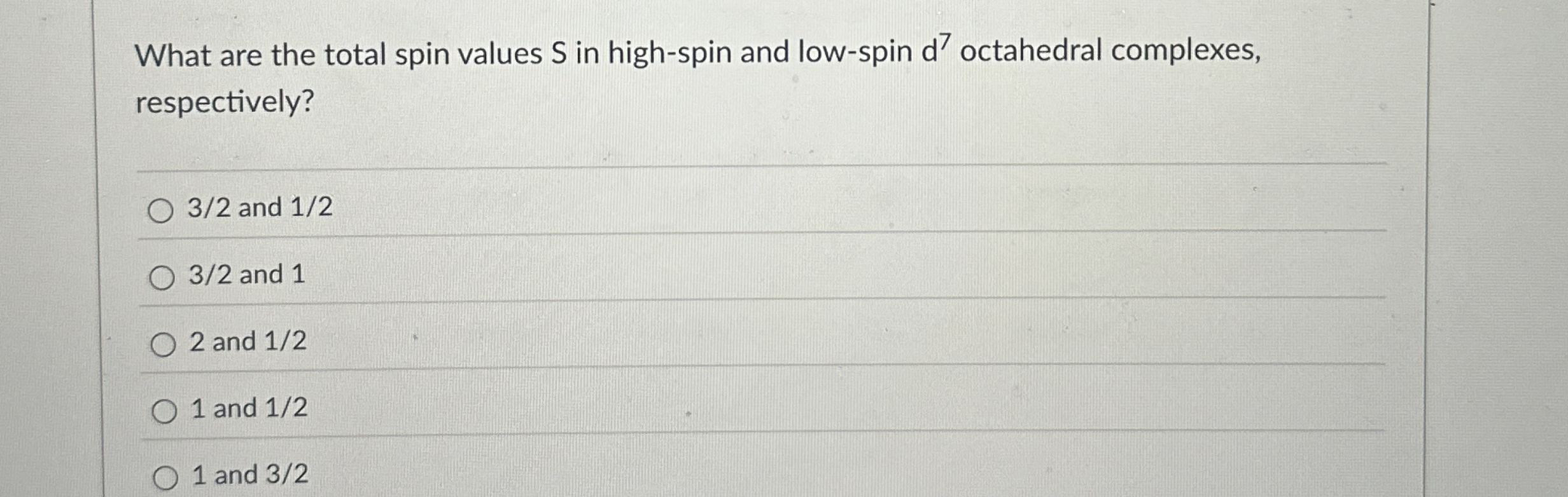 Solved What are the total spin values S ﻿in high-spin and | Chegg.com