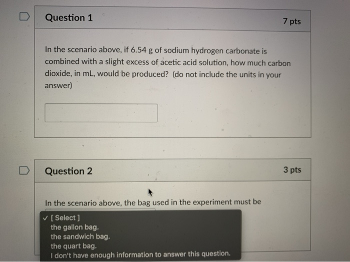 Solved Use the information below to answer Questions 1 and 2 | Chegg.com
