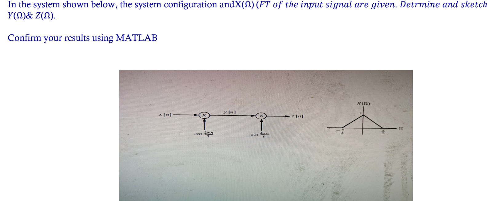 Solved In the system shown below, the system configuration | Chegg.com