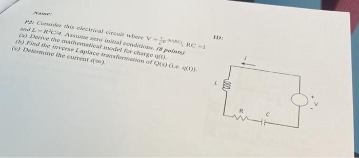 Solved and L−RFC/4. Assume zero initial conditions. r8 | Chegg.com