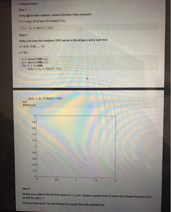 Solved Coding Problem Step 1 Using Function Notation 9879