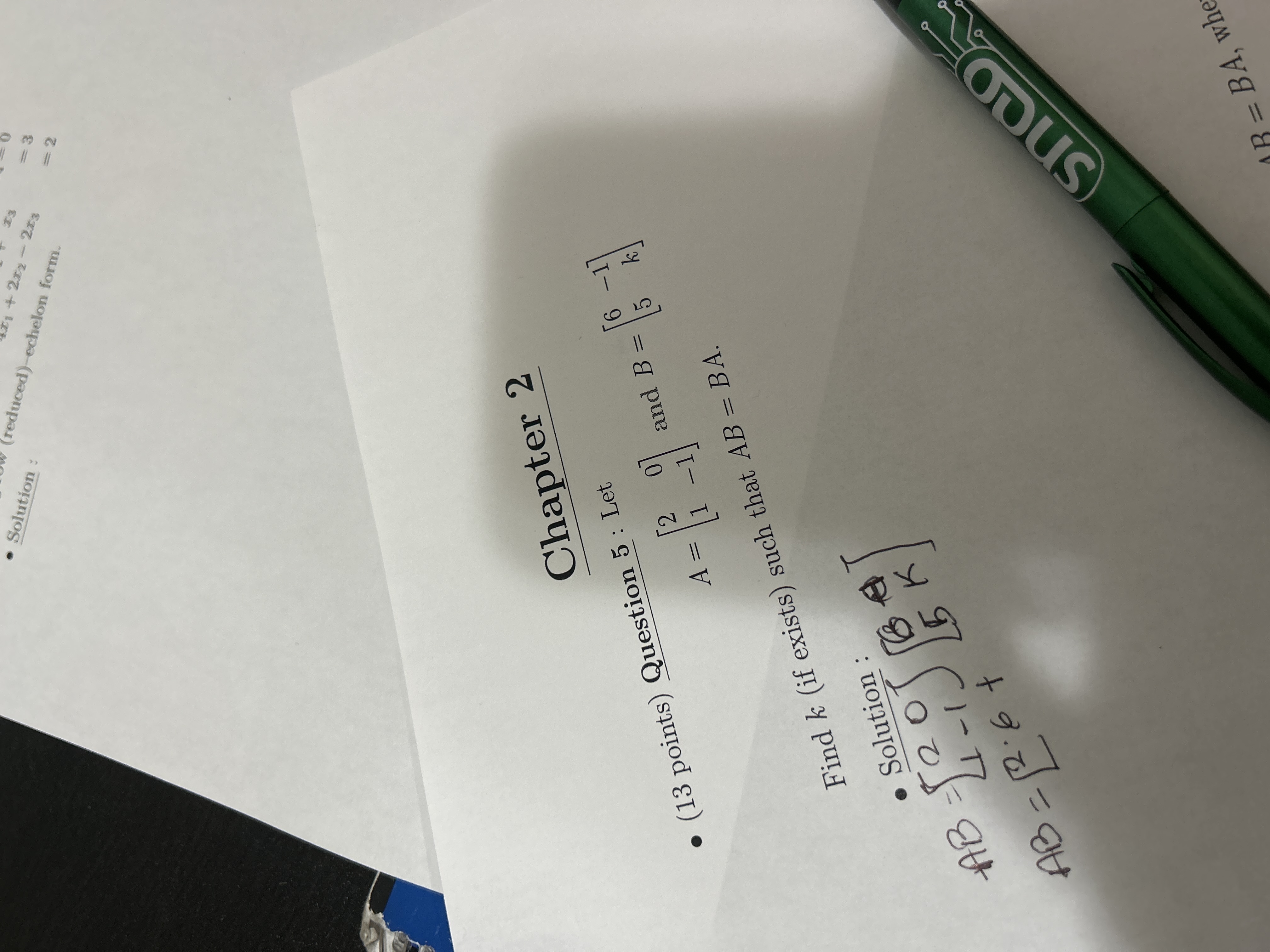 Solved Find a,b,c, ﻿and d (if exist) ﻿such that AB=BA, | Chegg.com