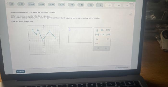 Solved Petserene the interval(s) on abich the function is | Chegg.com