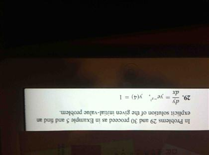Solved In Problems 29 and 30 proceed as in Example 5 and | Chegg.com
