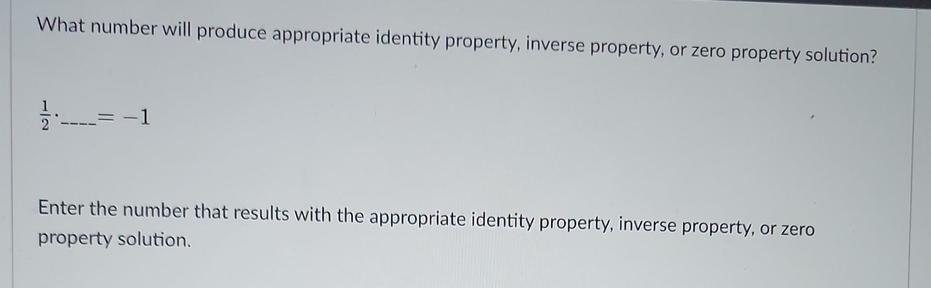 Solved What number will produce appropriate identity | Chegg.com