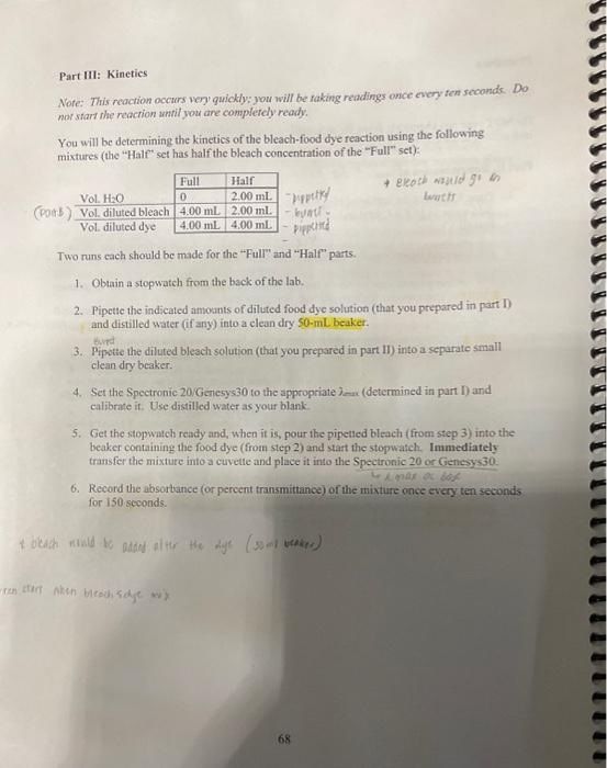 Lambda max=4/3 nm Table 2: Food dye Set Table 3: Food | Chegg.com
