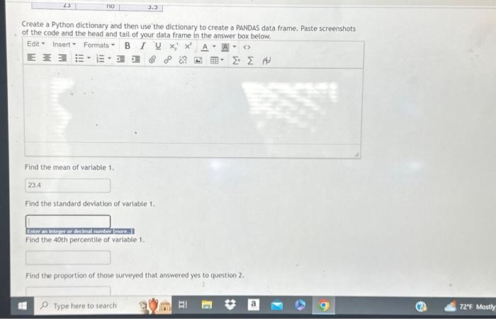 Solved Python dictionaries allow us to store key:value | Chegg.com