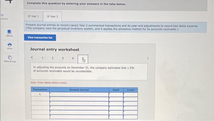 Solved Problem 9.4A (Static) Accounts receivable | Chegg.com