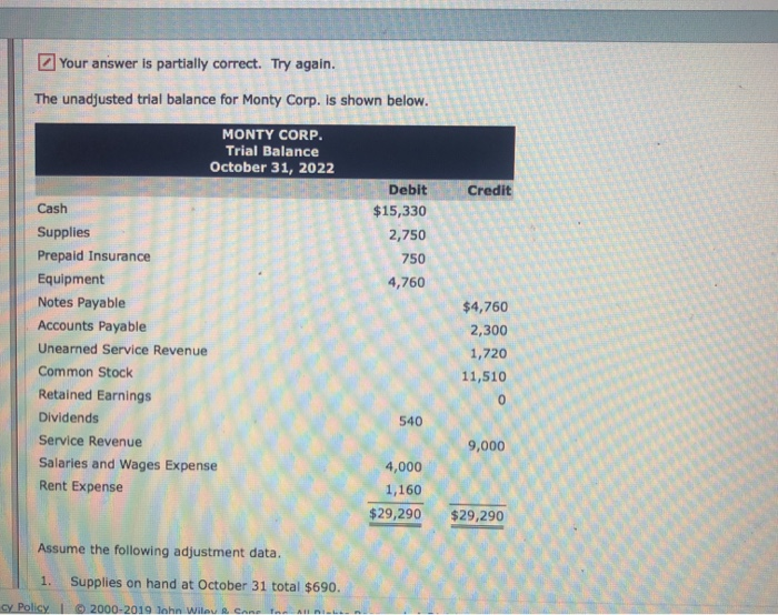 Solved Assume the following adjustment data. CALCULATOR | Chegg.com