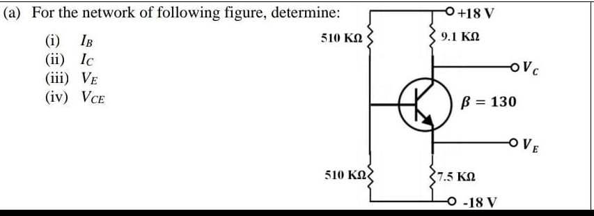 Solved (a) ﻿For the network of following figure, | Chegg.com