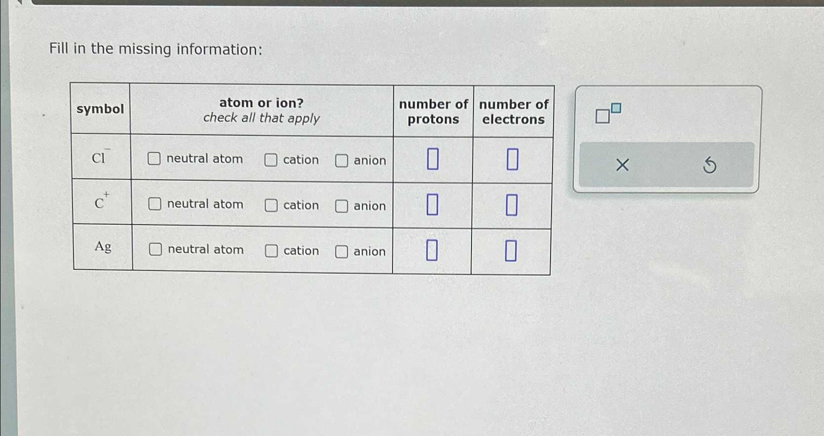 Solved Fill in the missing | Chegg.com Solved Fill in the missing | Chegg.com
