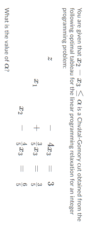 Solved What is the optimal value of the following integer | Chegg.com