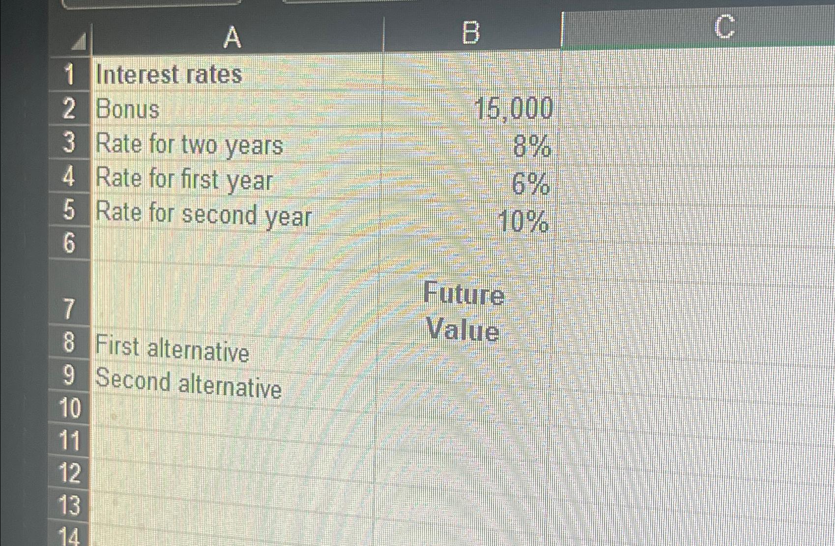 Solved Calculate Future Value first and second alternatives | Chegg.com