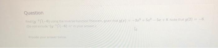 Solved Question | Chegg.com