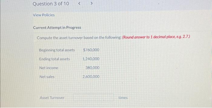 Solved Current Attempt in Progress Compute the asset | Chegg.com