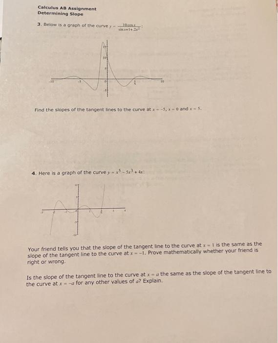 Solved 3. Below is a graph of the curve y=sinx+1+2x210cosx ? | Chegg.com