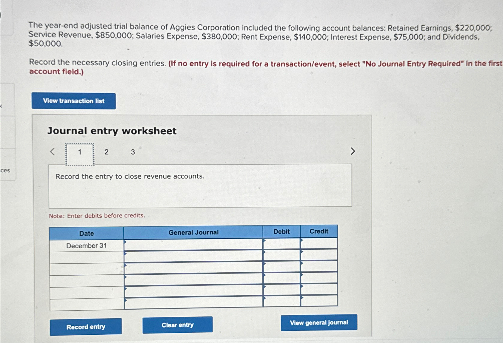 Solved The year-end adjusted trial balance of Aggies | Chegg.com