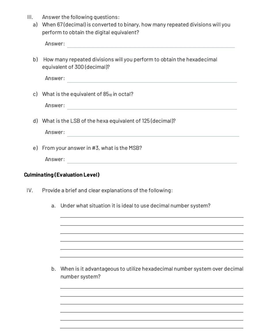 Solved pls help me solve for the following questions | Chegg.com