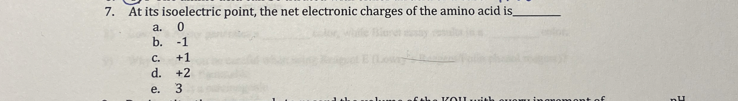 Solved At its isoelectric point, the net electronic charges | Chegg.com