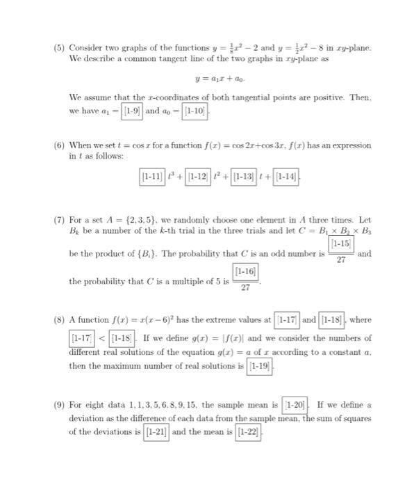 Solved 1. Answer the following questions and fill in your | Chegg.com