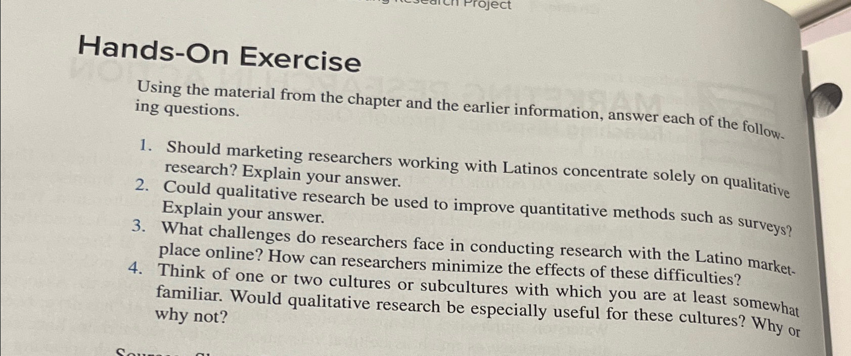 Solved Hands-On ExerciseUsing the material from the chapter | Chegg.com