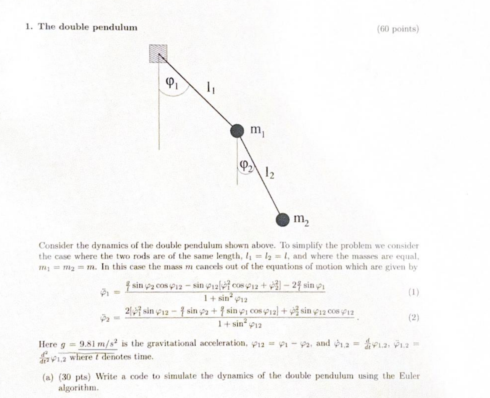 Solved Practice Problem: The given problem must be solved by | Chegg.com