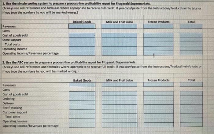 Step Instructions 1 1. Use the simple costing | Chegg.com