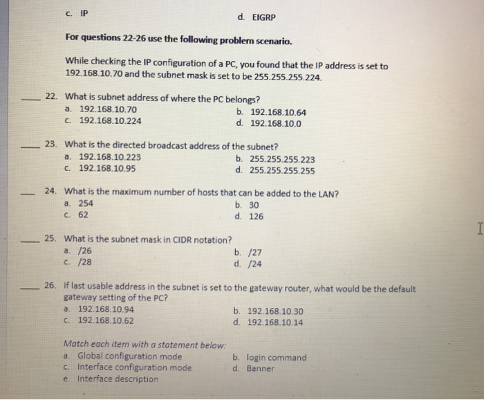 Solved 1. Basic routing protocols such as RIP version 1 and | Chegg.com