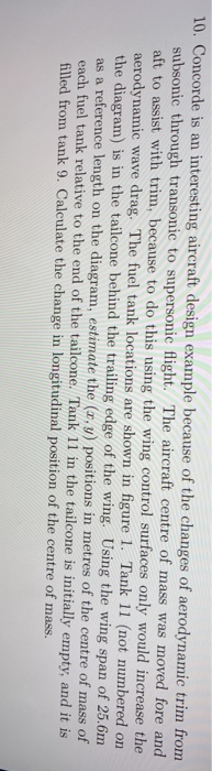 10. Concorde is an interesting aircraft design | Chegg.com