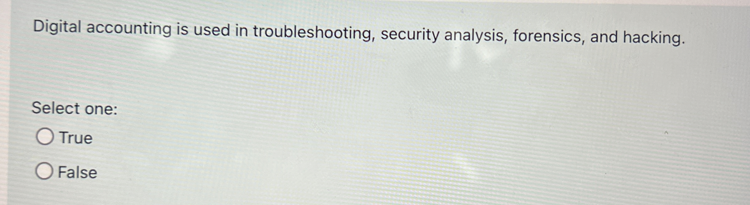 Solved Digital accounting is used in troubleshooting, | Chegg.com