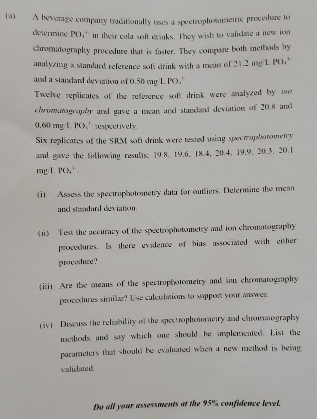 Solved A beverage company traditionally uses a | Chegg.com