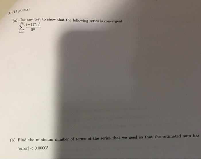 Solved 2. (14 points) Determine whether each series is | Chegg.com
