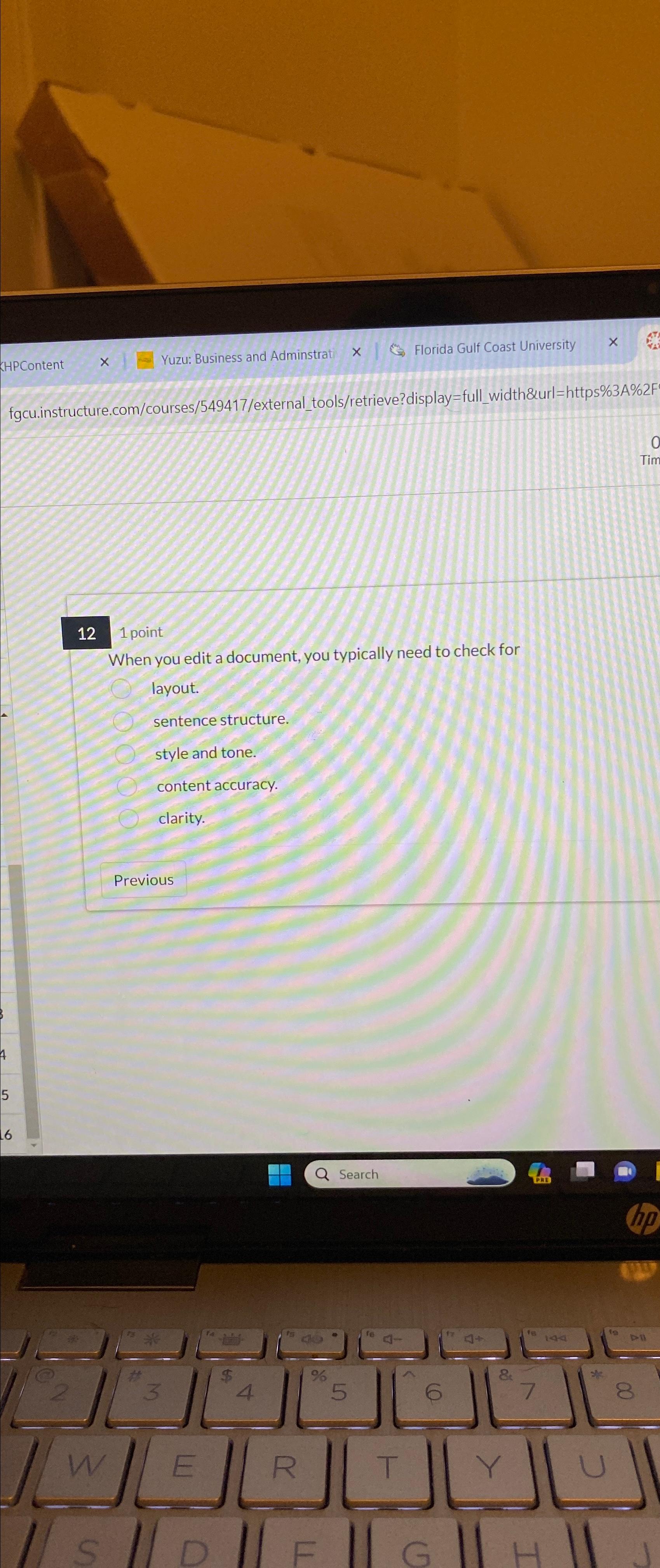 Solved 121 ﻿pointWhen you edit a document, you typically | Chegg.com