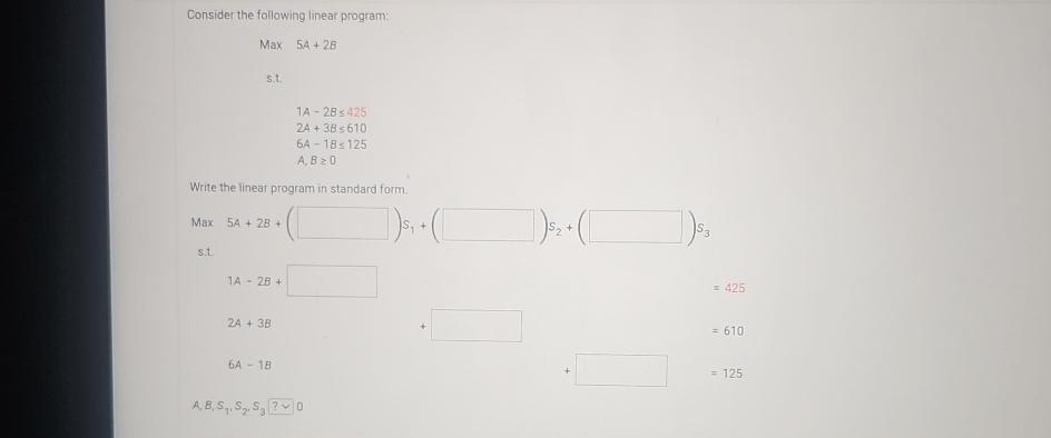 Solved Consider the following linear program: ﻿Max | Chegg.com
