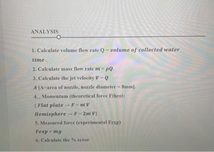 Solved 13 rer tr Tch1. Calculate volume flow rate Q= volume | Chegg.com