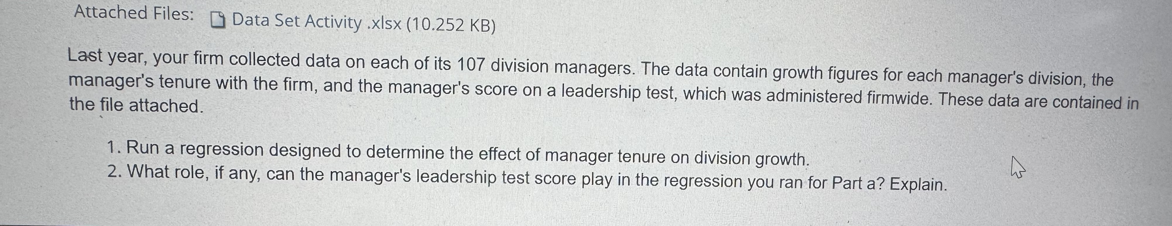 Solved Attached Files:Data Set Activity . . ﻿IsX (10.252 | Chegg.com