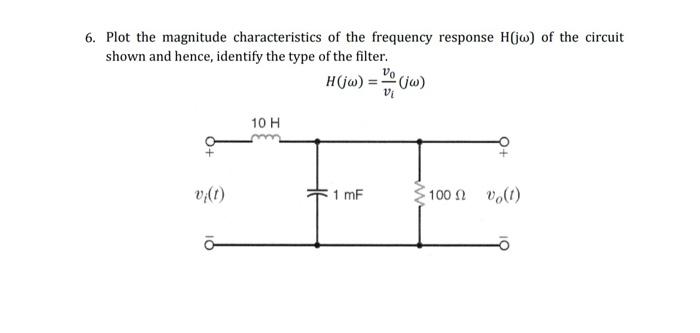 Solved Bode Plot \& Filters (70 points) Problem \#1 (10 | Chegg.com Solved Bode Plot \& Filters (70 points) Problem \#1 (10 | Chegg.com