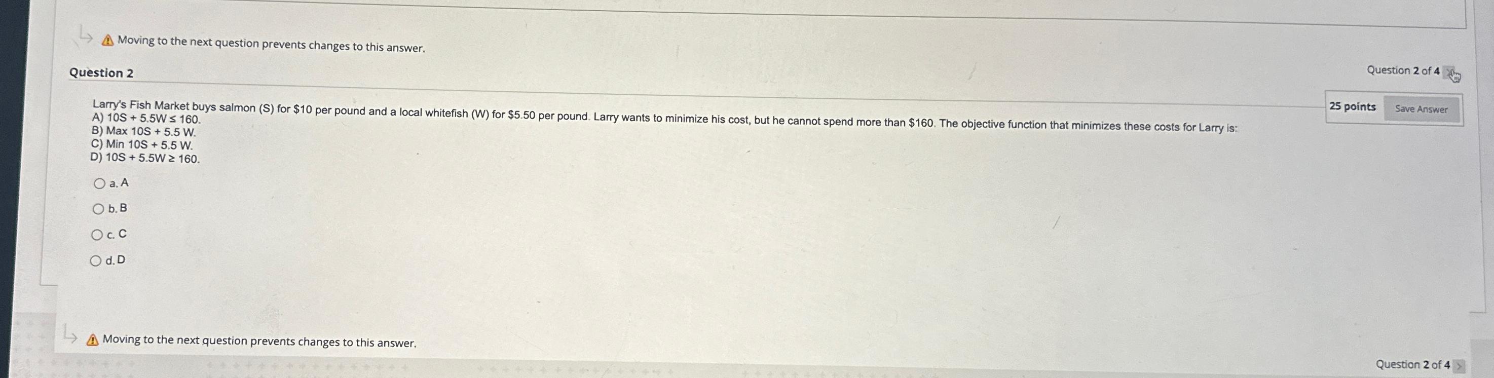 Solved Moving to the next question prevents changes to this | Chegg.com