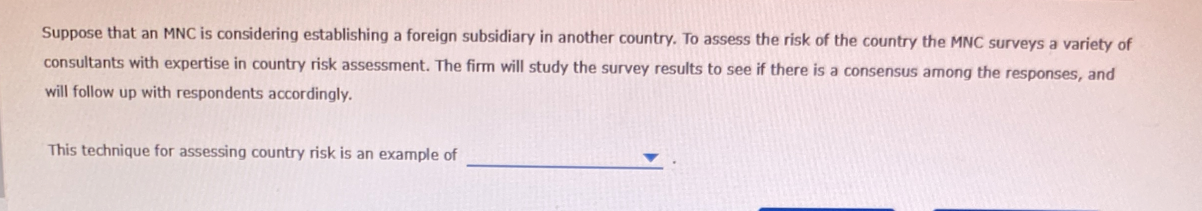 High Quality SOLUTION Suppose that an MNC is considering establishing a | Chegg.com
