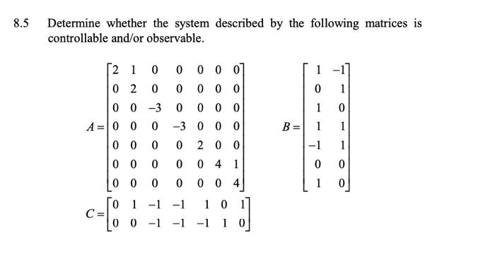 Solved 5 Determine whether the system described by the | Chegg.com