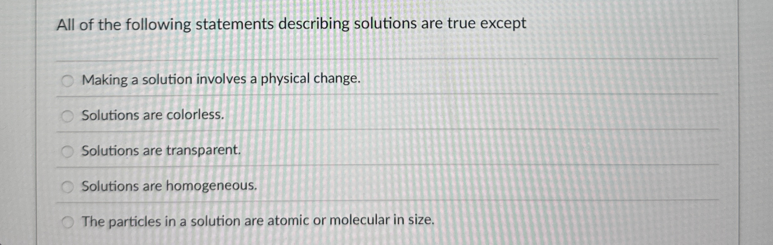 High Quality SOLUTION Which solution will have the lowest boiling | Chegg.com