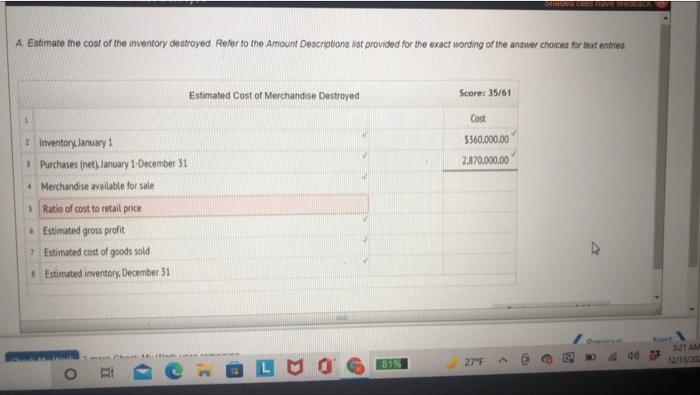 Solved Effect of Errors in Physical Inventory Fonda | Chegg.com