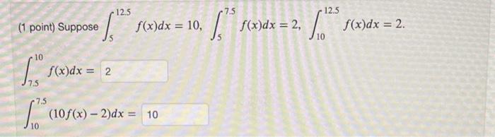 Solved (1 point) Suppose | Chegg.com