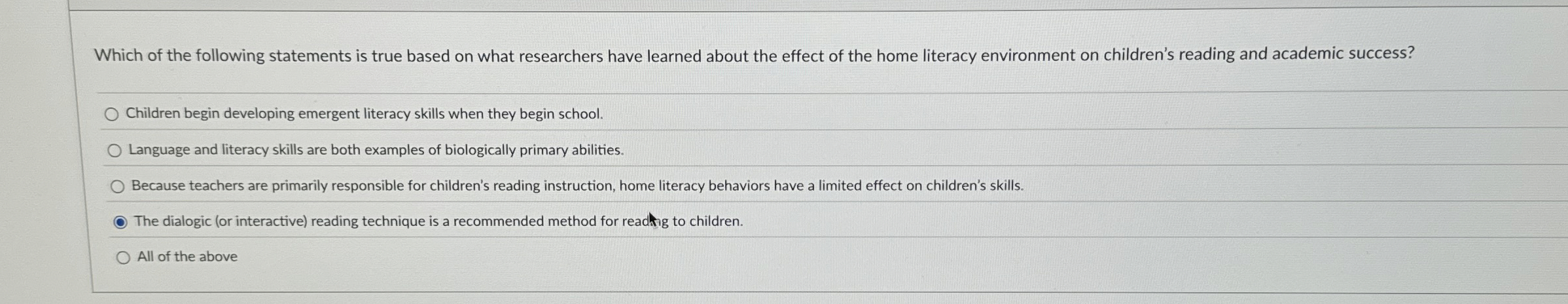 Solved Which of the following statements is true based on | Chegg.com