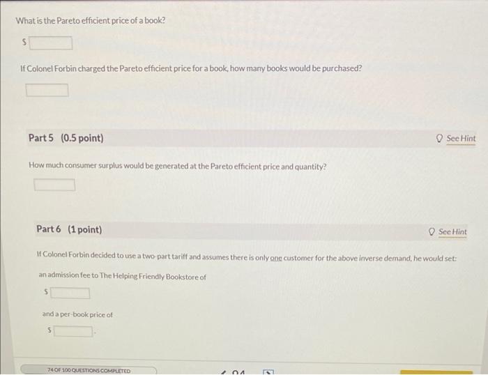 Solved Colonel Forbin is about to open a unique bookstore, | Chegg.com