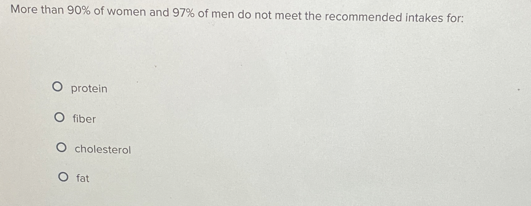Solved More than 90% ﻿of women and 97% ﻿of men do not meet | Chegg.com
