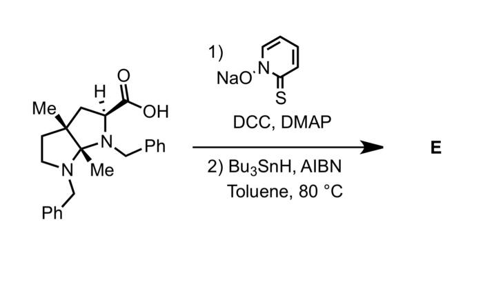 Solved 1) E 2) Bu3SnH,AIBN Toluene, 80∘C | Chegg.com