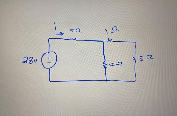 Solved find i, using KVL. | Chegg.com