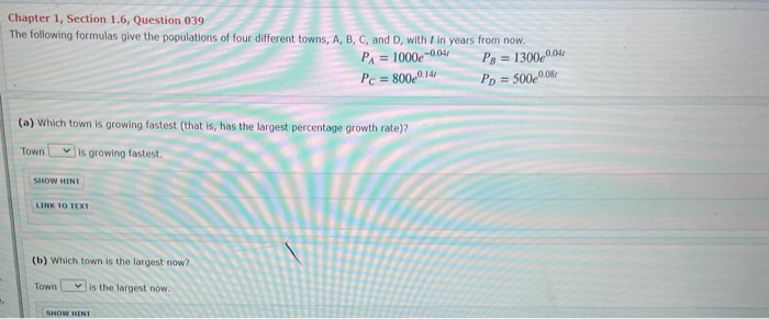 Solved Chapter 1 Section 1 6 Question 039 The Following