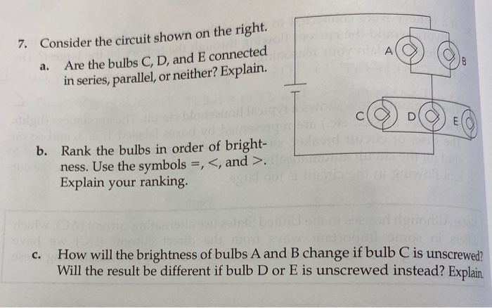 Solved 10. In the two circuits below, the batteries and all | Chegg.com